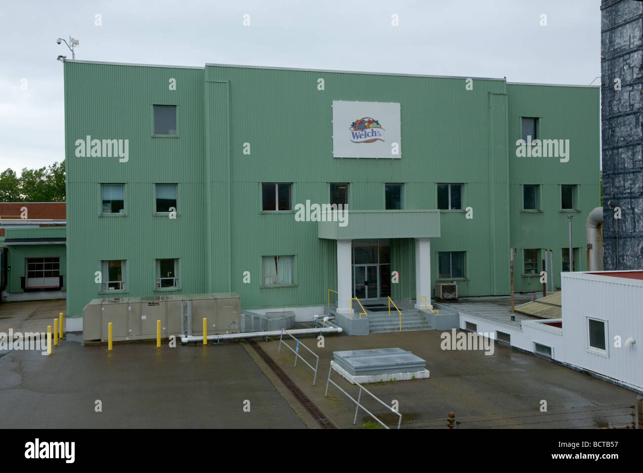 Welch's Grape Juice processing plant in Westfield New York Stock Photo ...