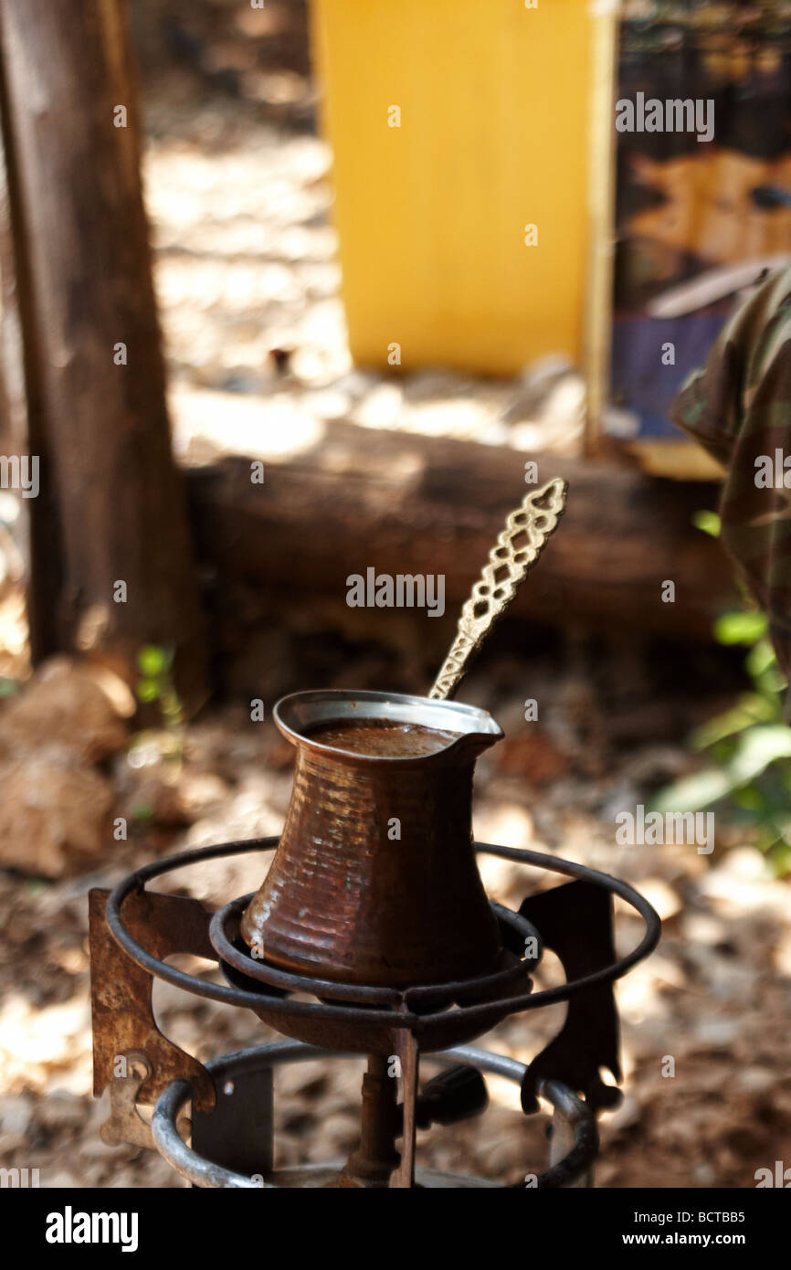 A turkish man served handmade turkish coffee Stock Photo - Alamy