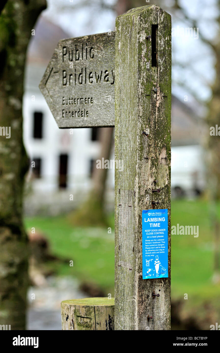 Lake district sign hi-res stock photography and images - Alamy