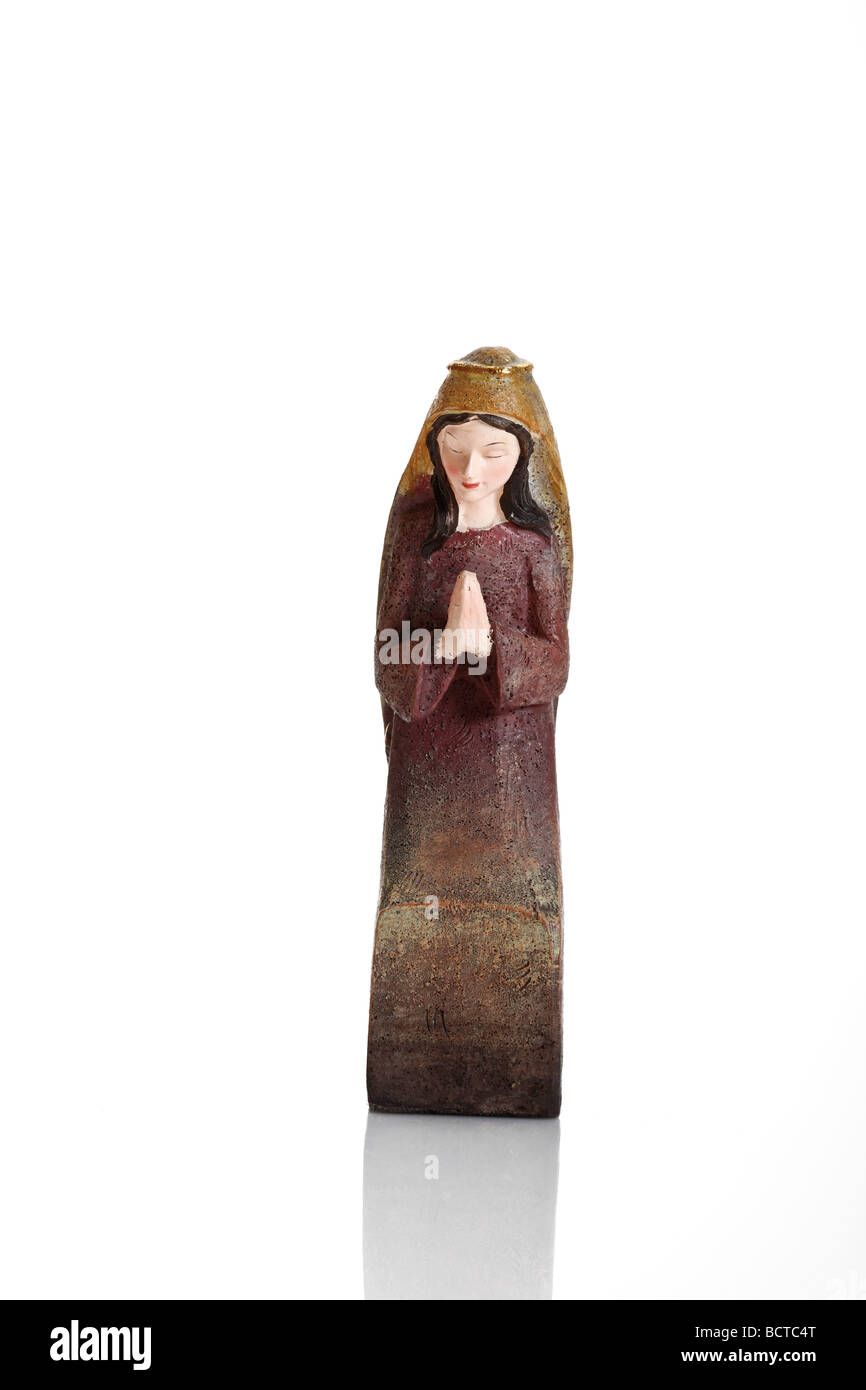 Nativity figure, Mary Stock Photo - Alamy
