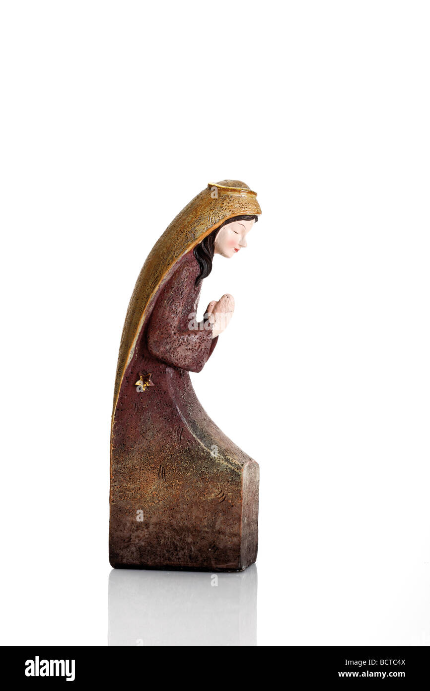 Nativity figure, Mary Stock Photo - Alamy