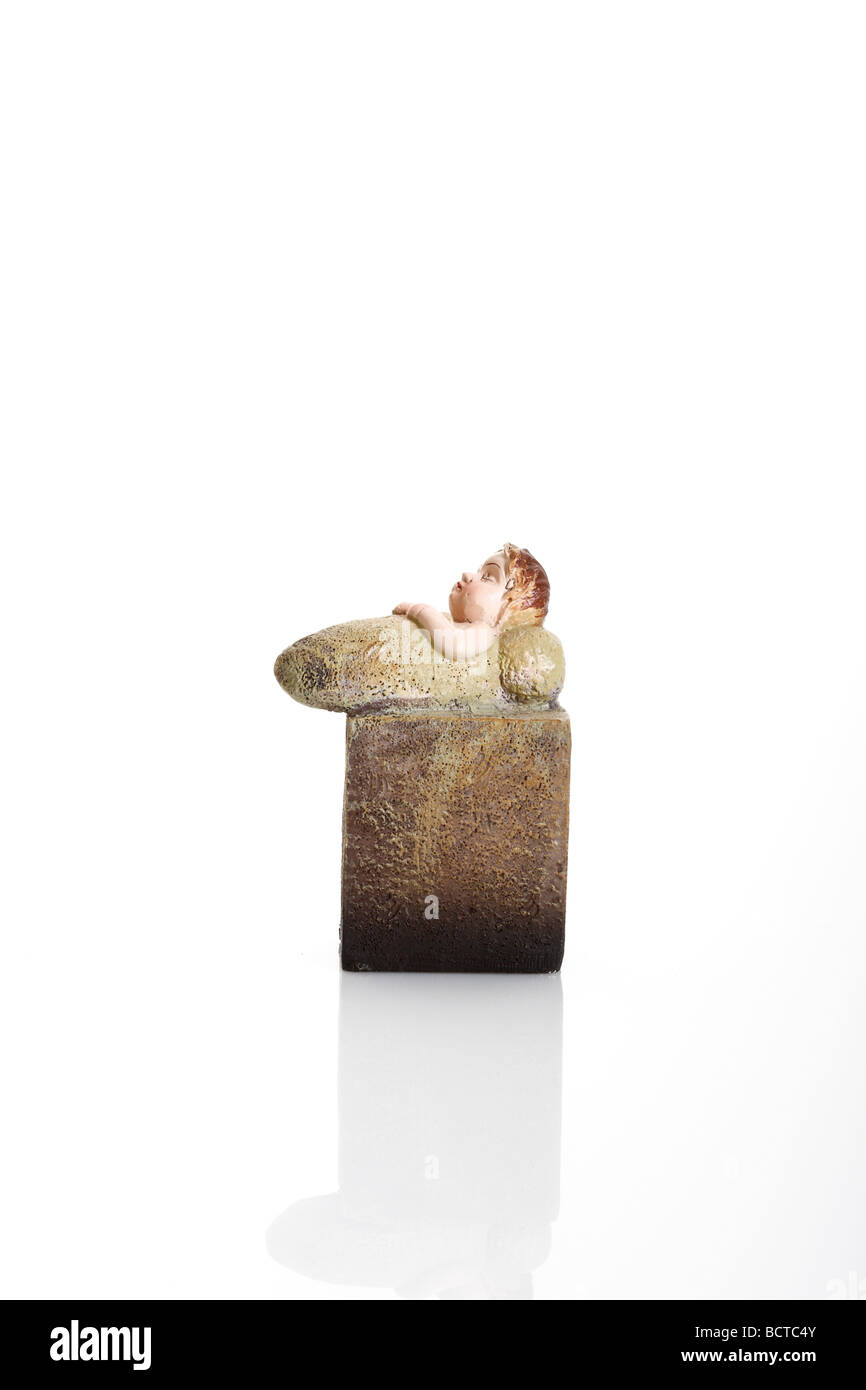 Nativity figure, baby Jesus Stock Photo - Alamy