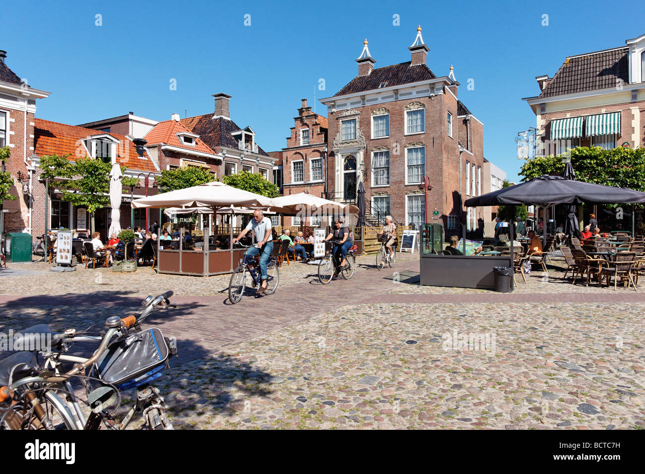 The Main Square of Workum, Friesland, Netherlands Stock Photo - Alamy