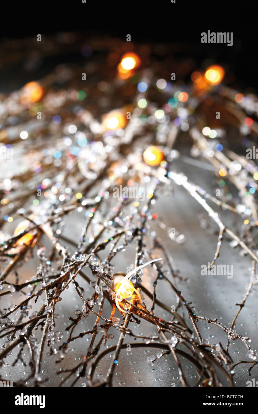 Chain of christmas illumination hi-res stock photography and images - Alamy