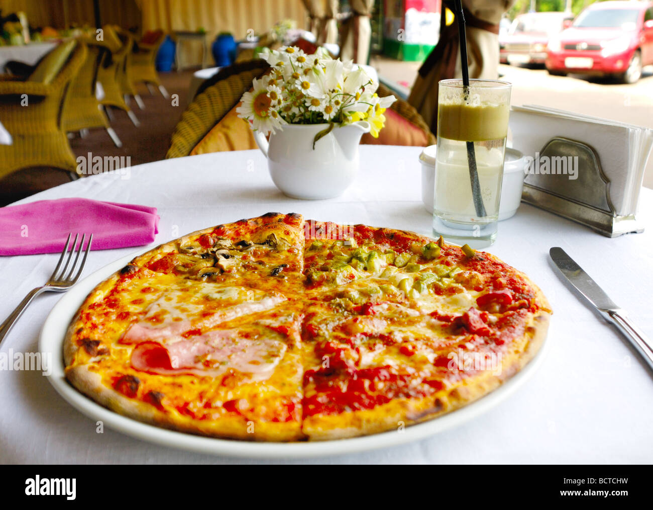 Four seasons pizza hi-res stock photography and images - Alamy