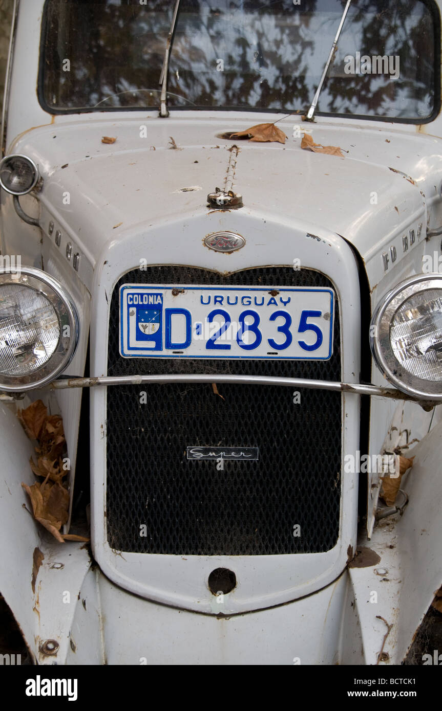 Old Ford Car, Colonia del Sacramento, Uruguay Stock Photo - Alamy