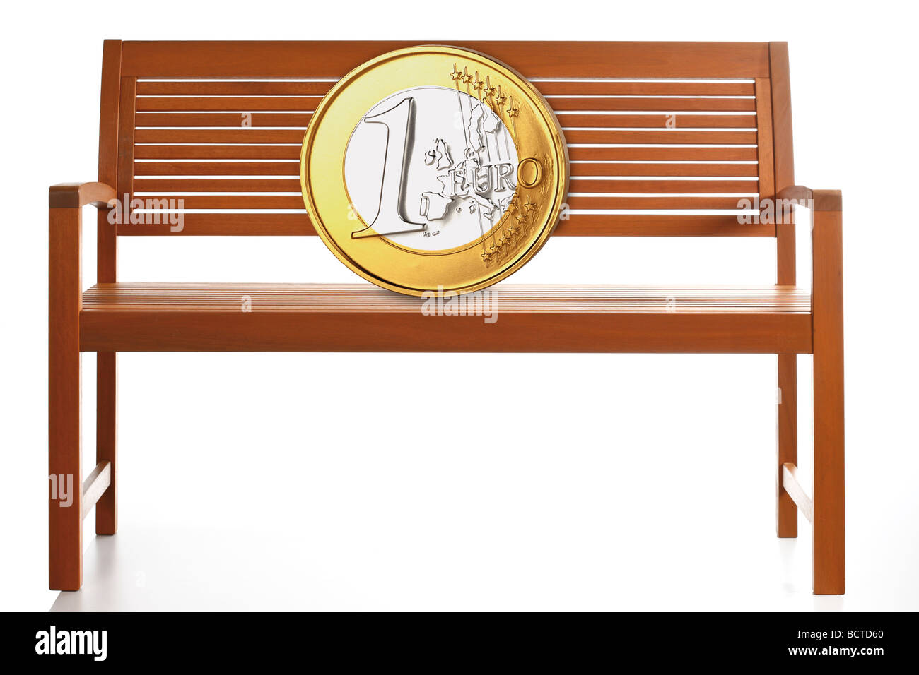 Wood seating benches Cut Out Stock Images & Pictures - Alamy