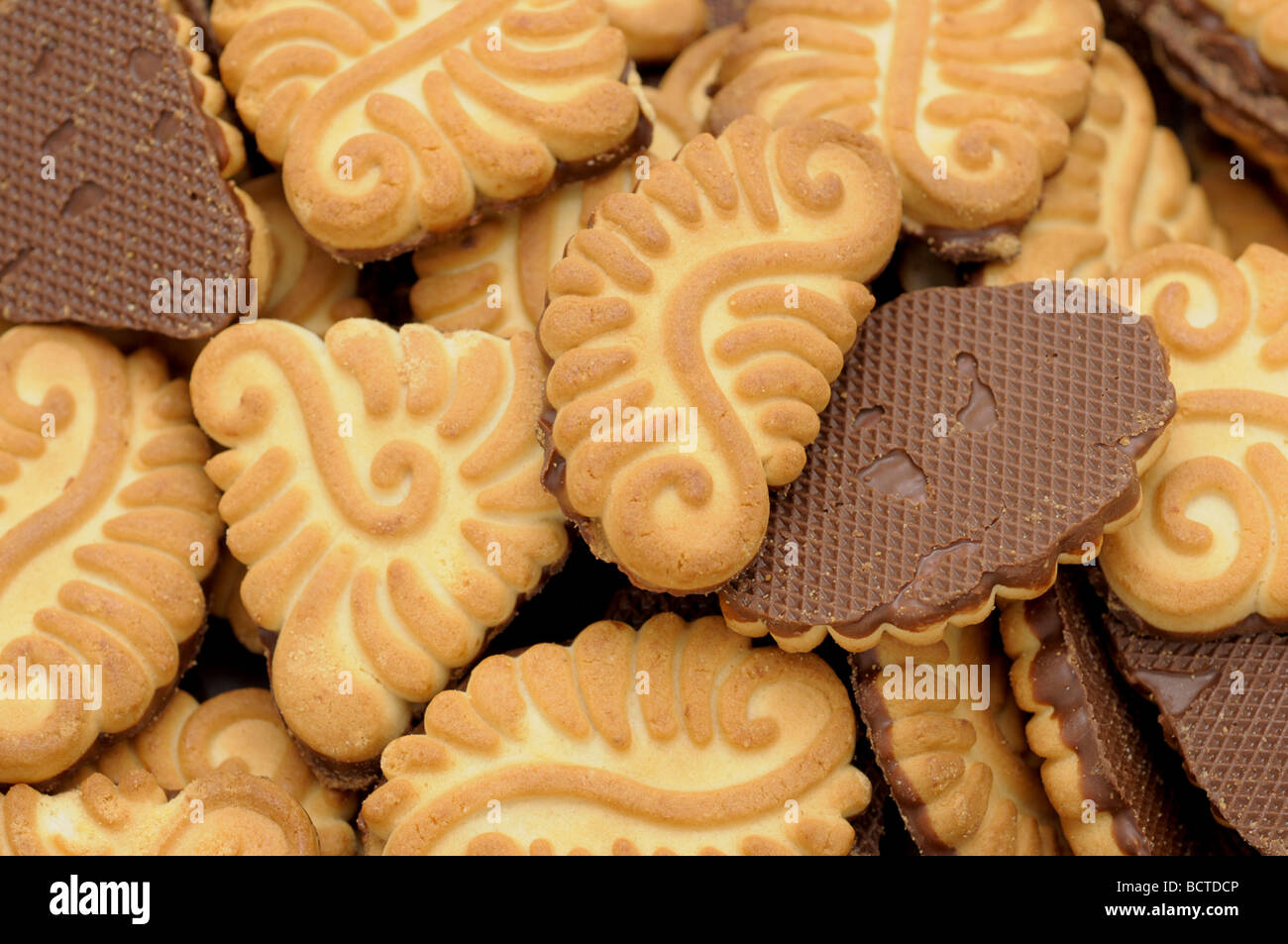 Chocolate biscuits assorted hi-res stock photography and images - Alamy