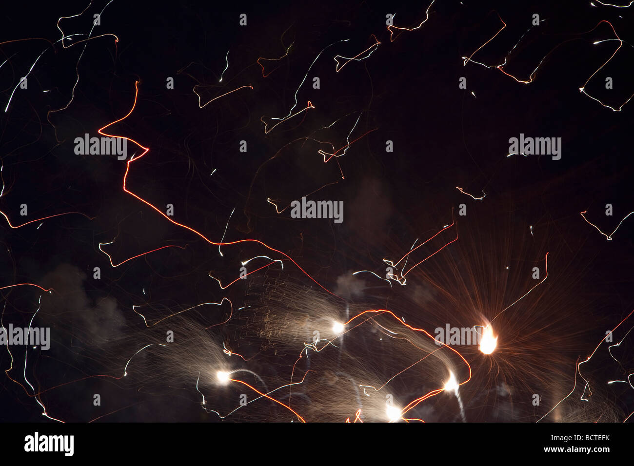 Light abstract, fireworks Stock Photo - Alamy