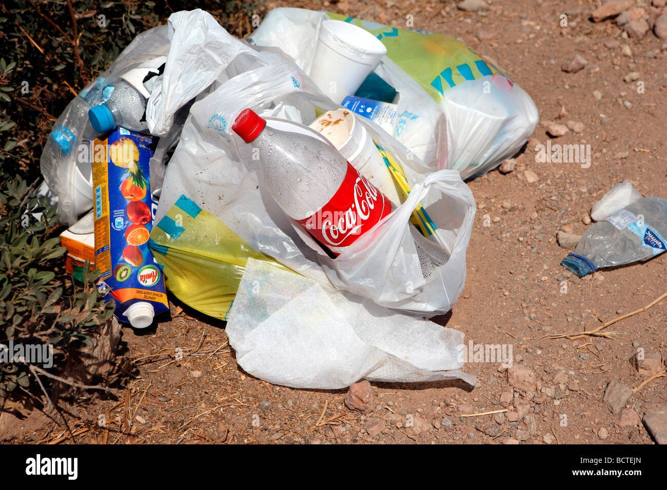 As he dumped bags of rubbish hi-res stock photography and images - Alamy