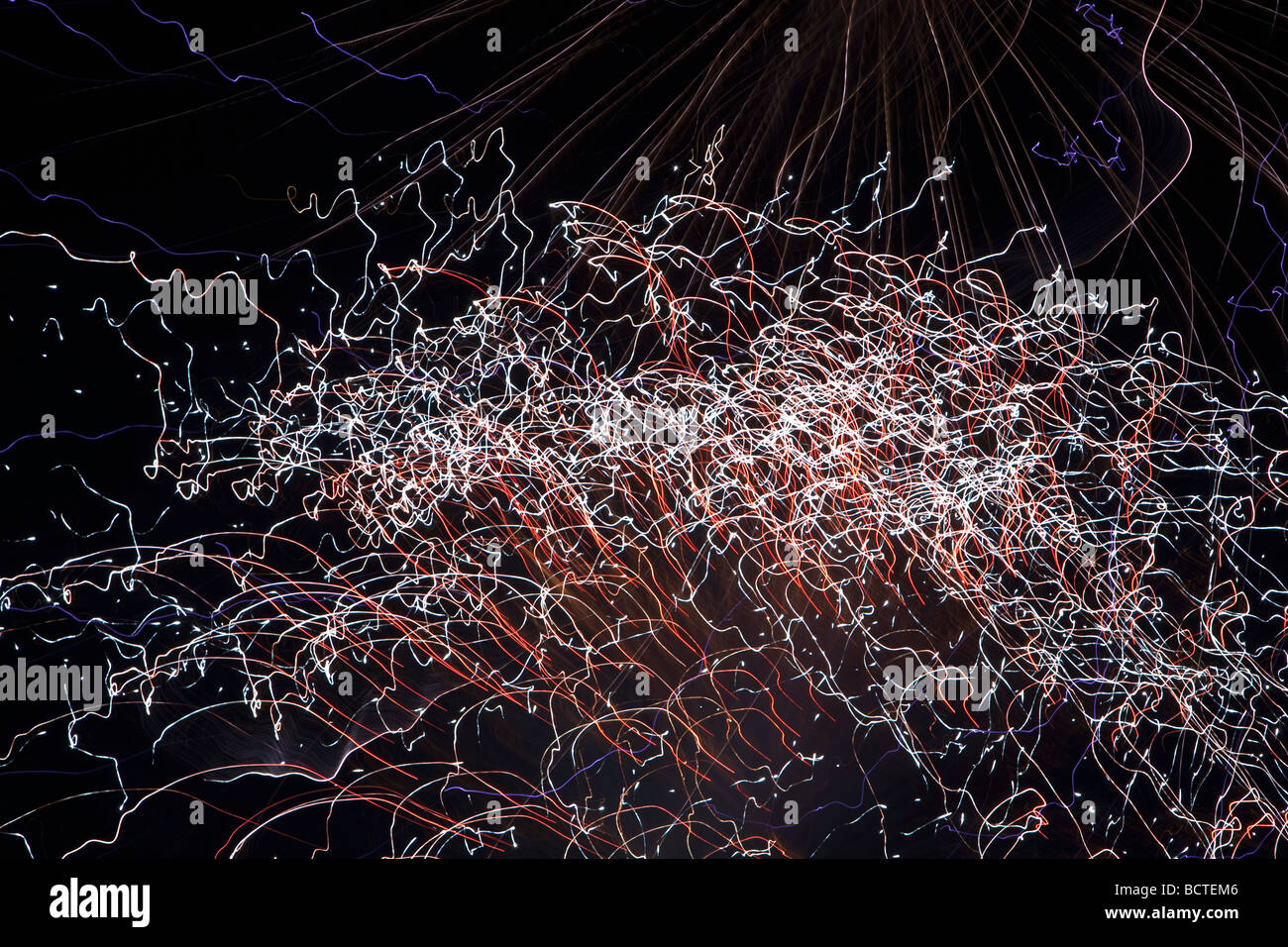 Light abstract, fireworks Stock Photo - Alamy