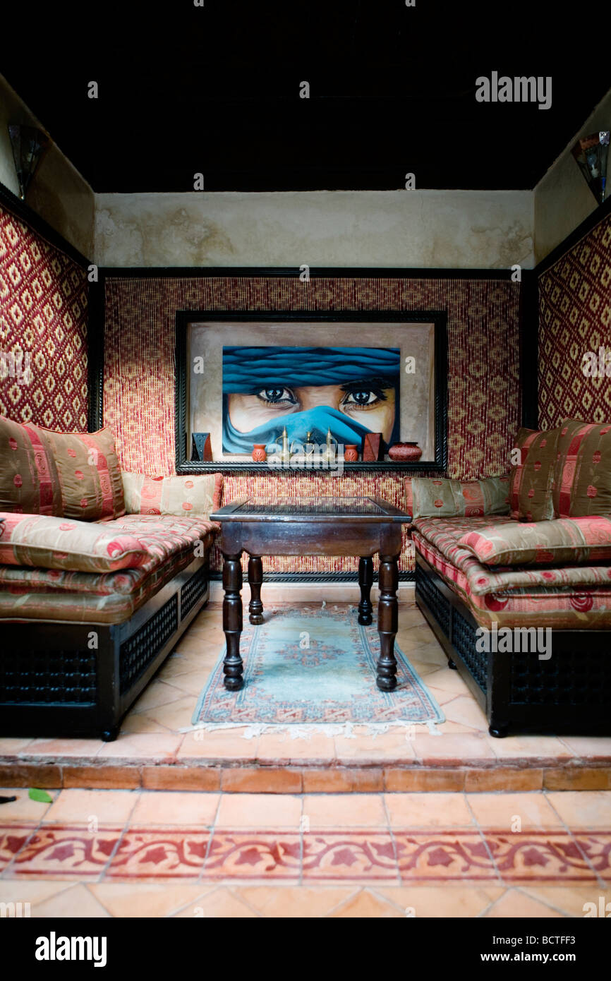A riad, traditional house, has been transformed into a small boutique ...