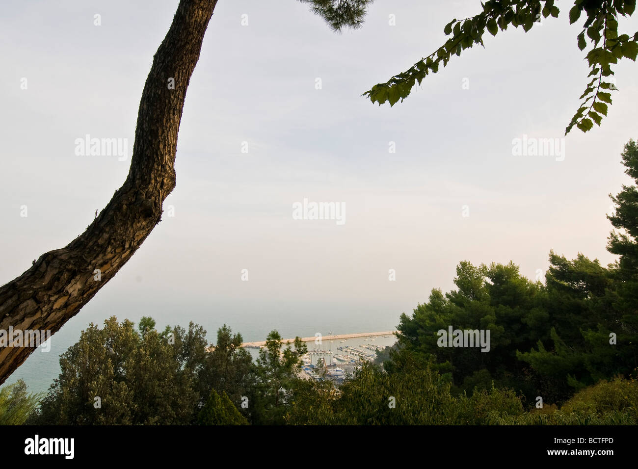 Landscape Numana Ancona Italy Stock Photo - Alamy