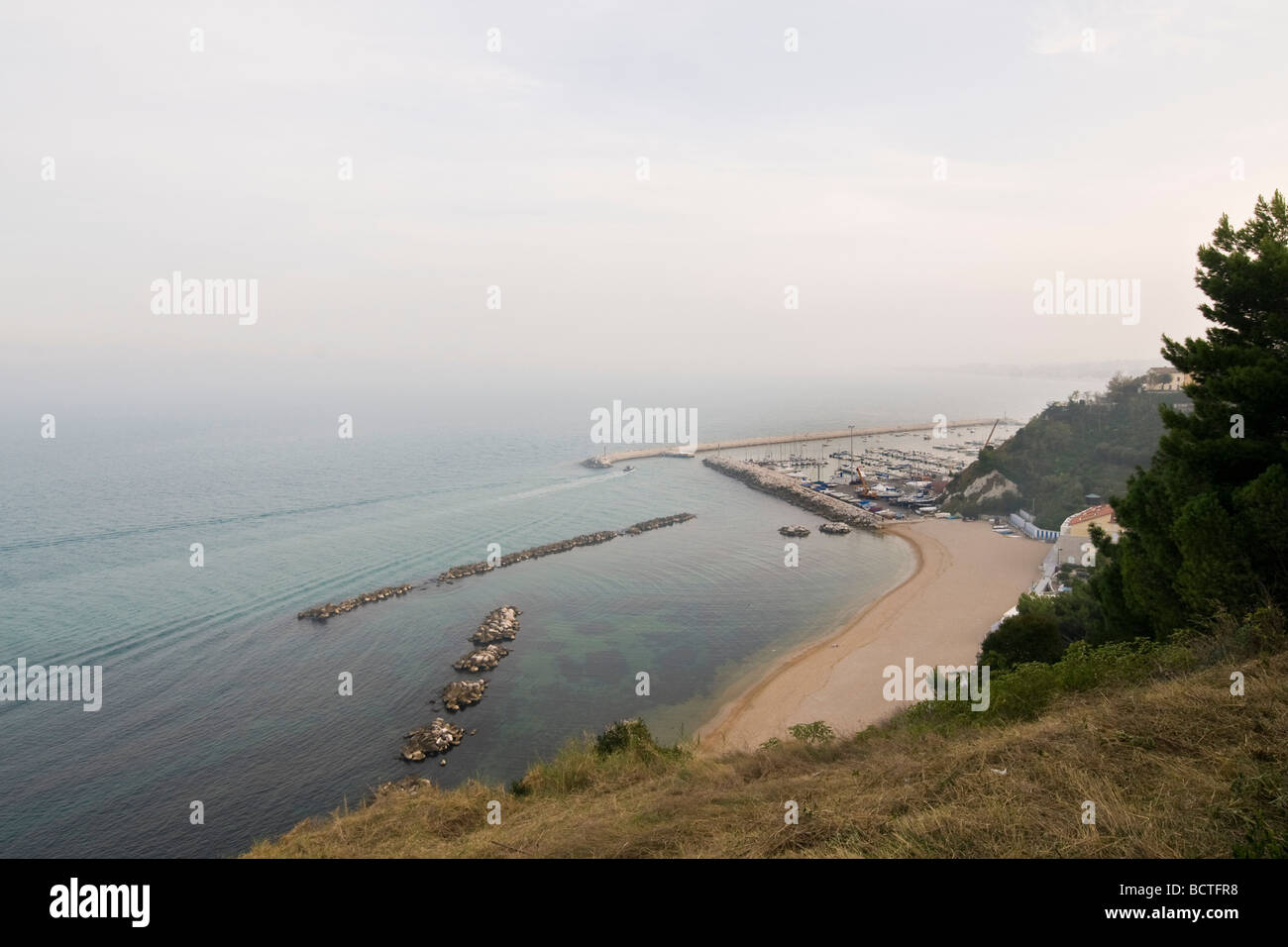 Landscape Numana Ancona Italy Stock Photo - Alamy