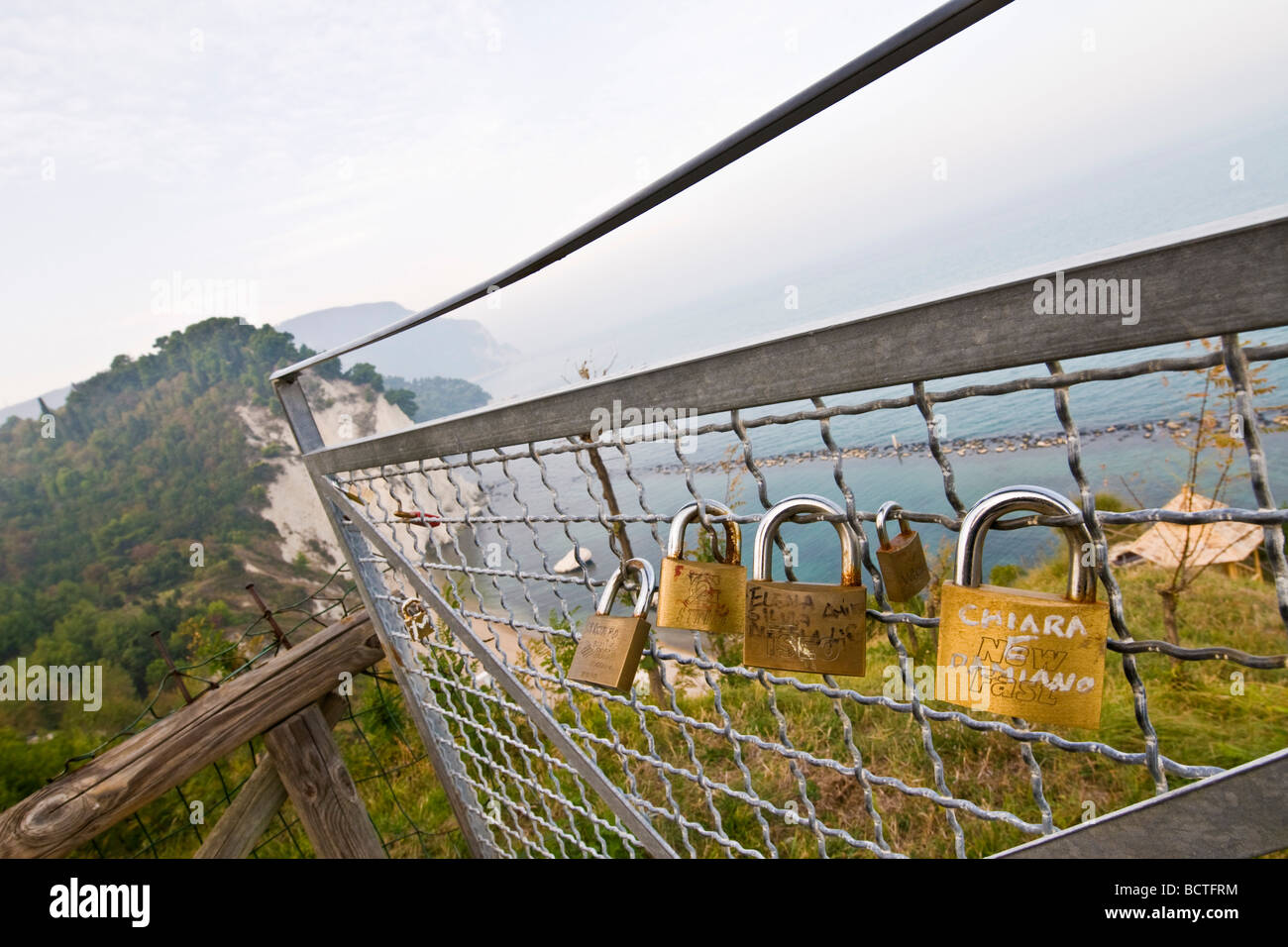 The terrace of lovers Numana Ancona Italy Stock Photo - Alamy