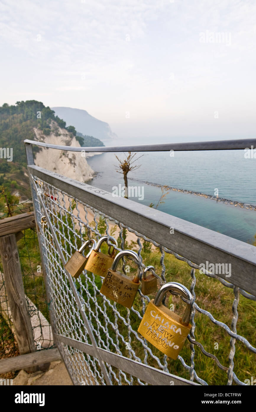 The terrace of lovers Numana Ancona Italy Stock Photo - Alamy