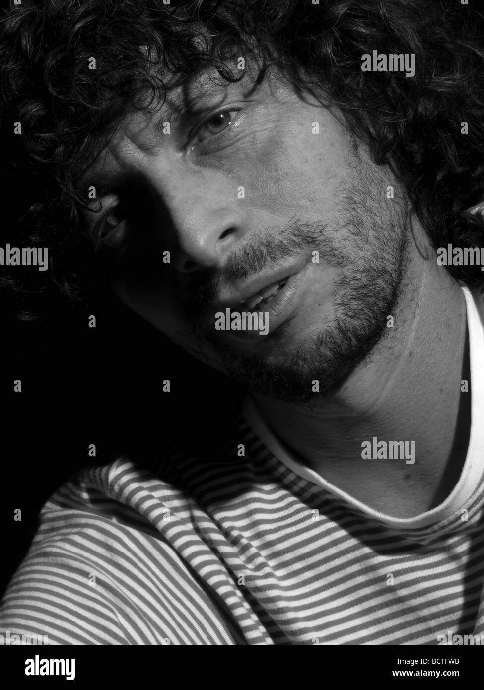 Shy man Black and White Stock Photos & Images - Alamy
