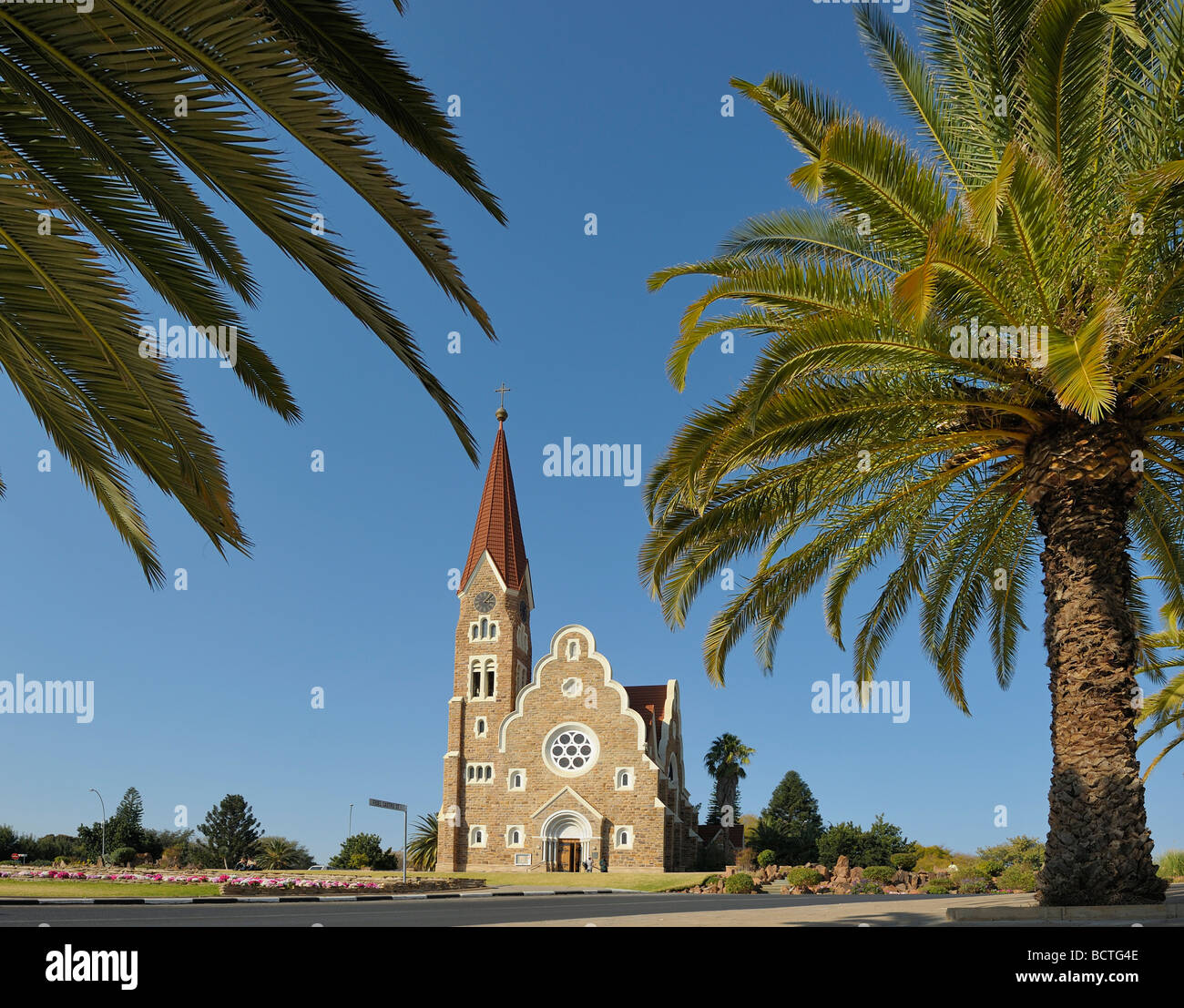 Christ Church in Windhoek, Namibia, Africa Stock Photo - Alamy