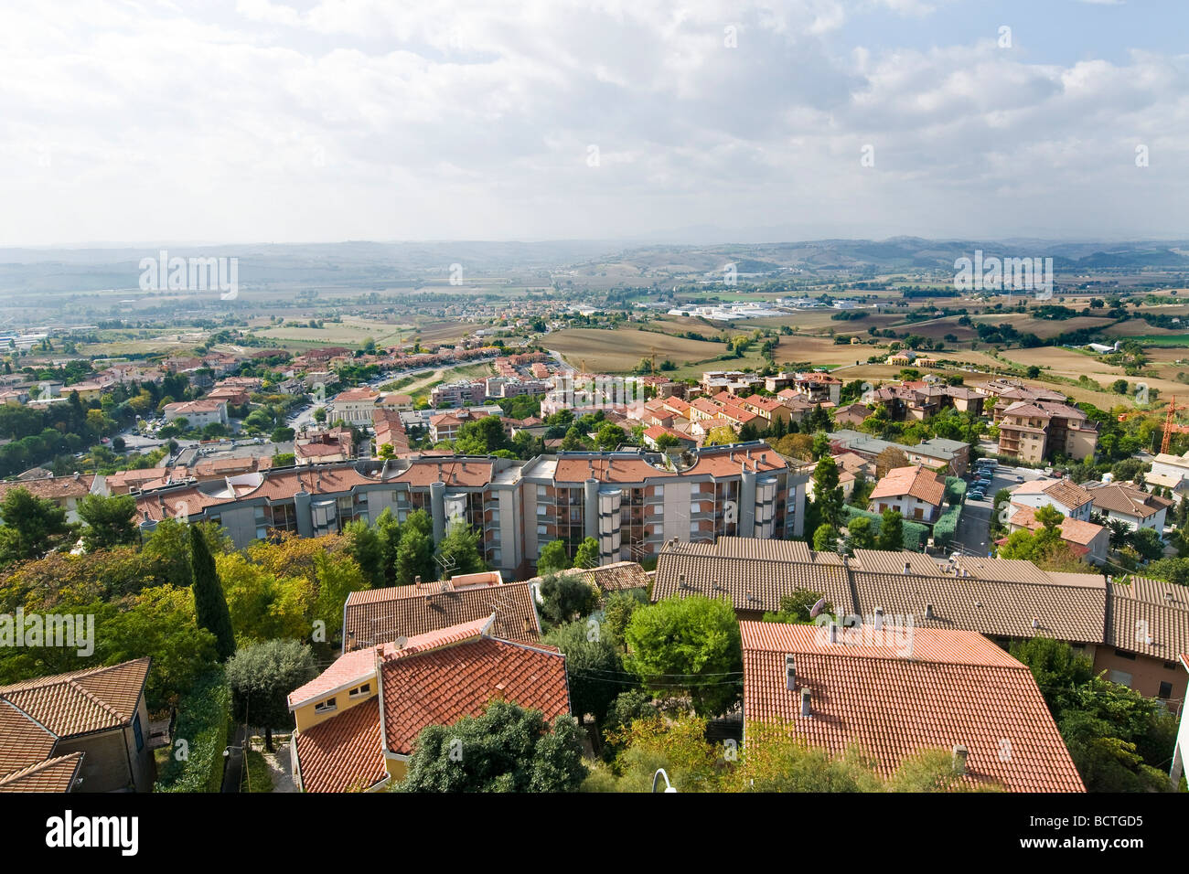 Landscape Osimo Ancona Italy Stock Photo - Alamy