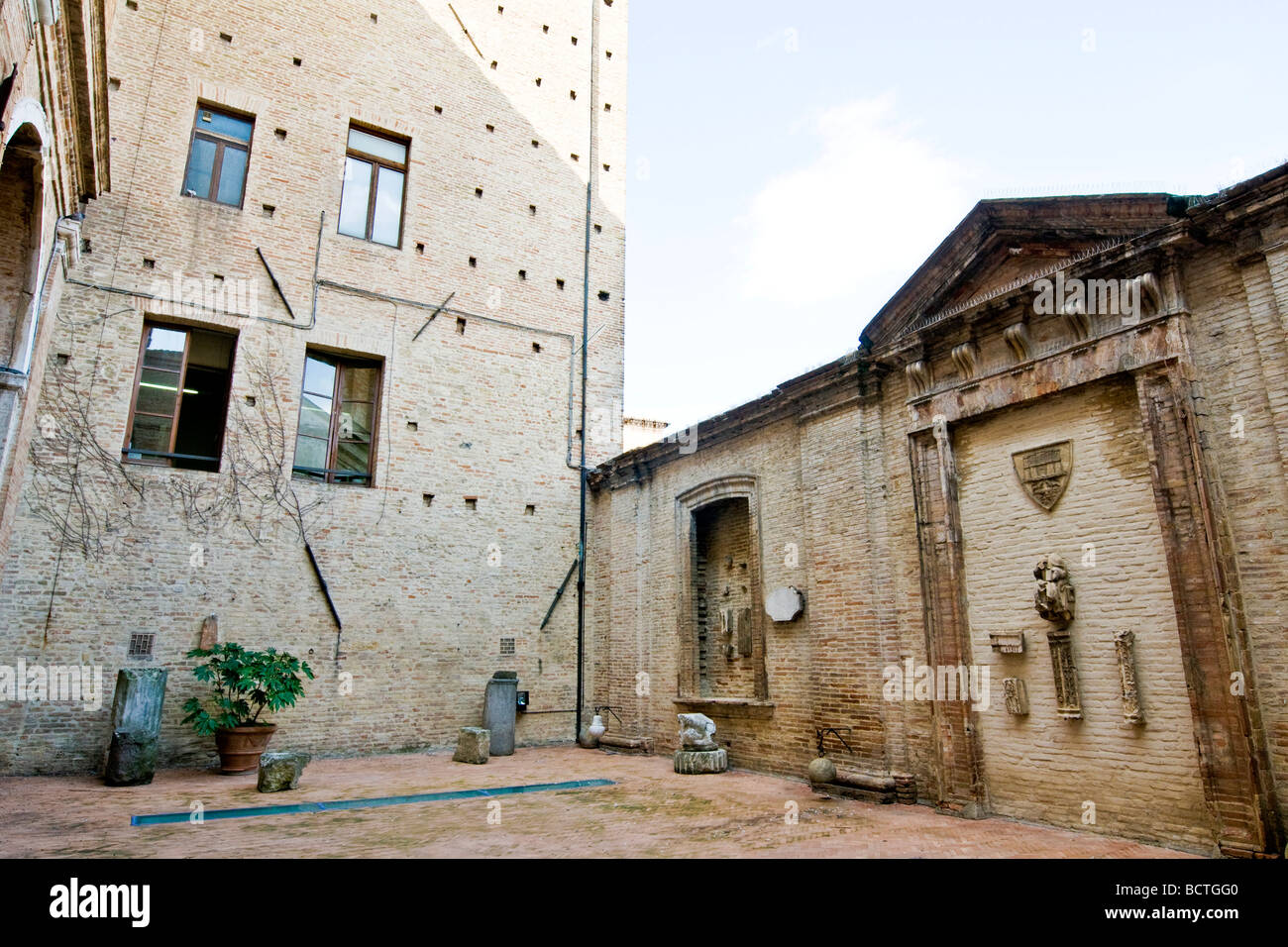Town Hall Osimo Ancona Italy Stock Photo - Alamy
