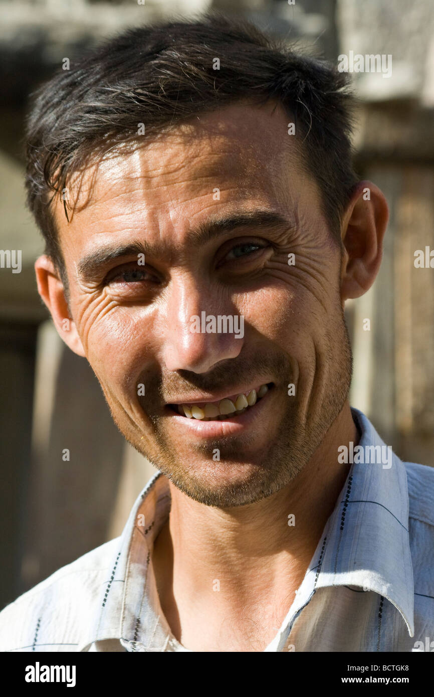 Uzbek Man in Bukhara Uzbekistan Stock Photo - Alamy