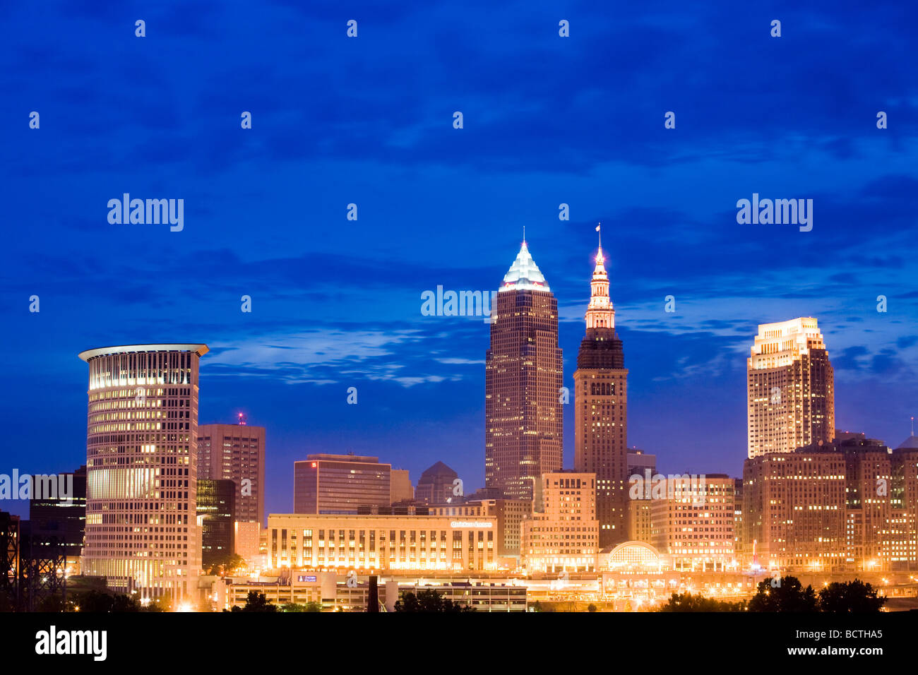 Cleveland skyline hi-res stock photography and images - Alamy