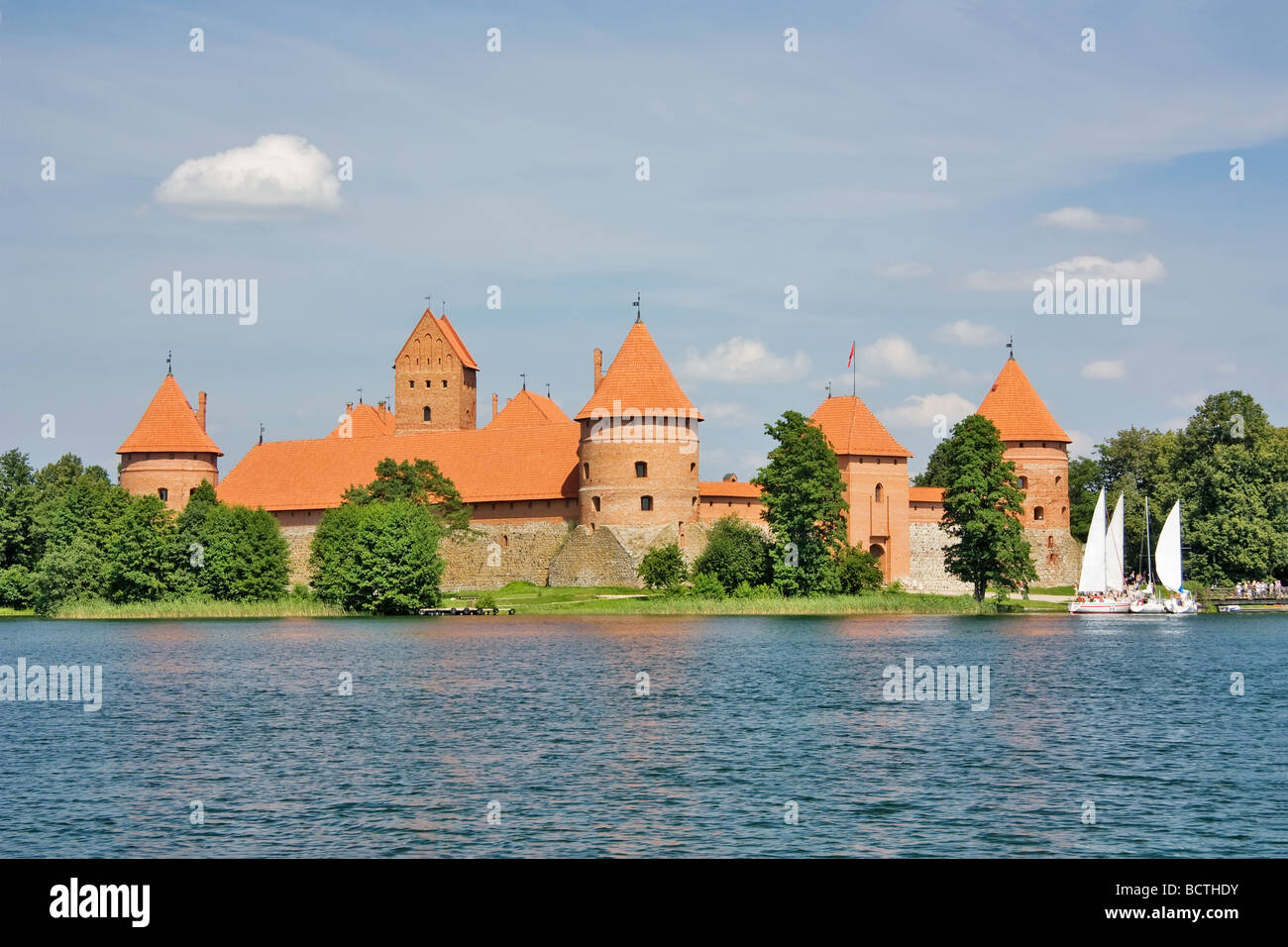 Landscape trakai island castle hi-res stock photography and images - Alamy