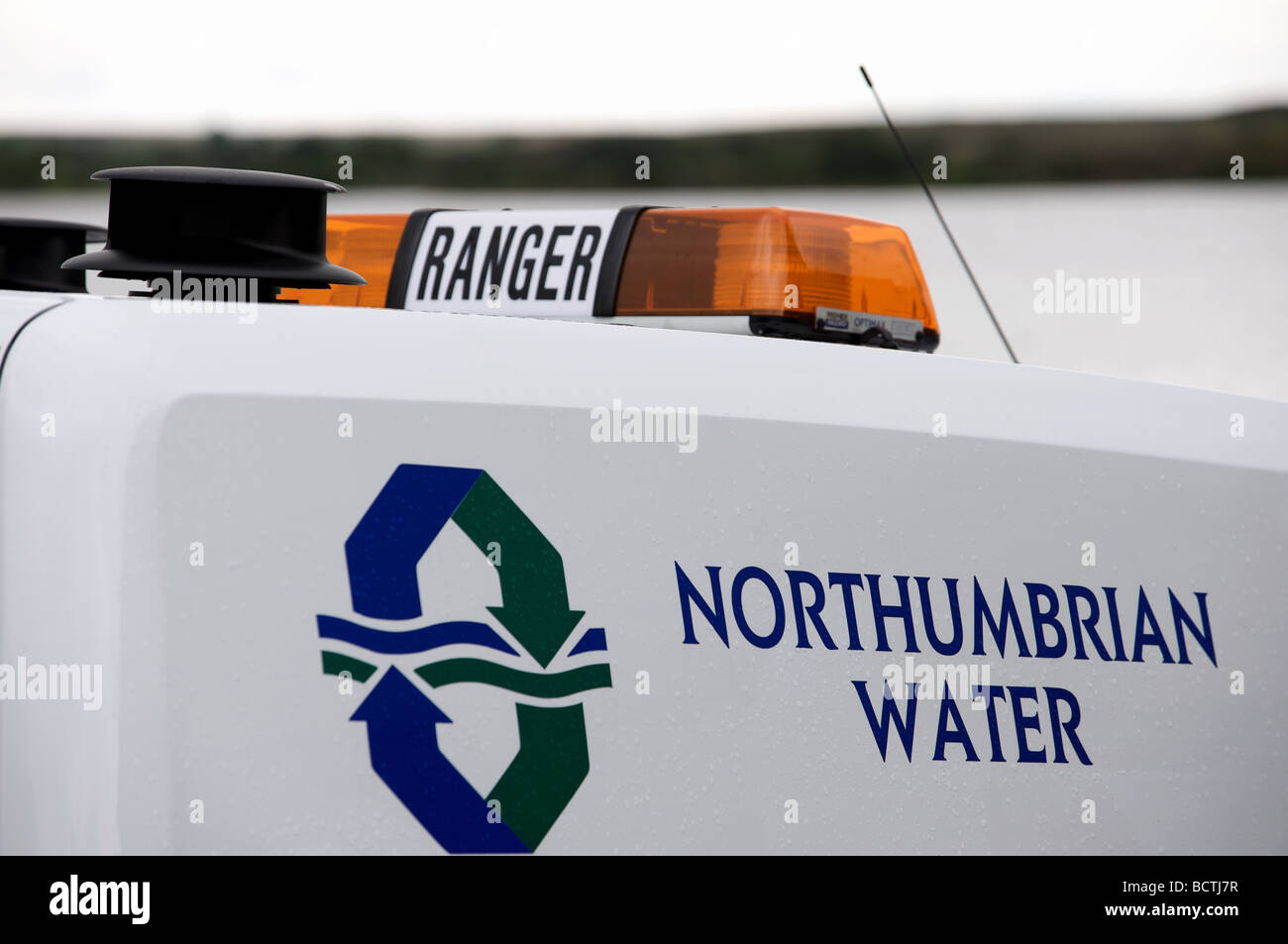 Northumbrian Water ranger vehicle Stock Photo - Alamy