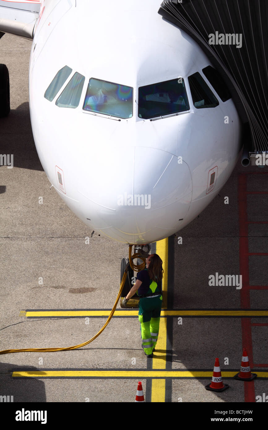 Copilot co pilot cockpit airplane hi-res stock photography and images ...
