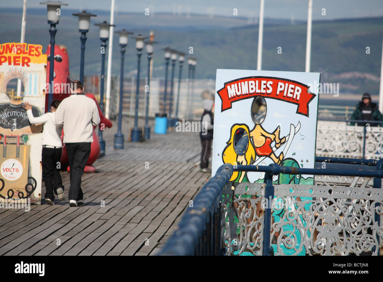A view of mumbles pier, swansea Stock Photo - Alamy