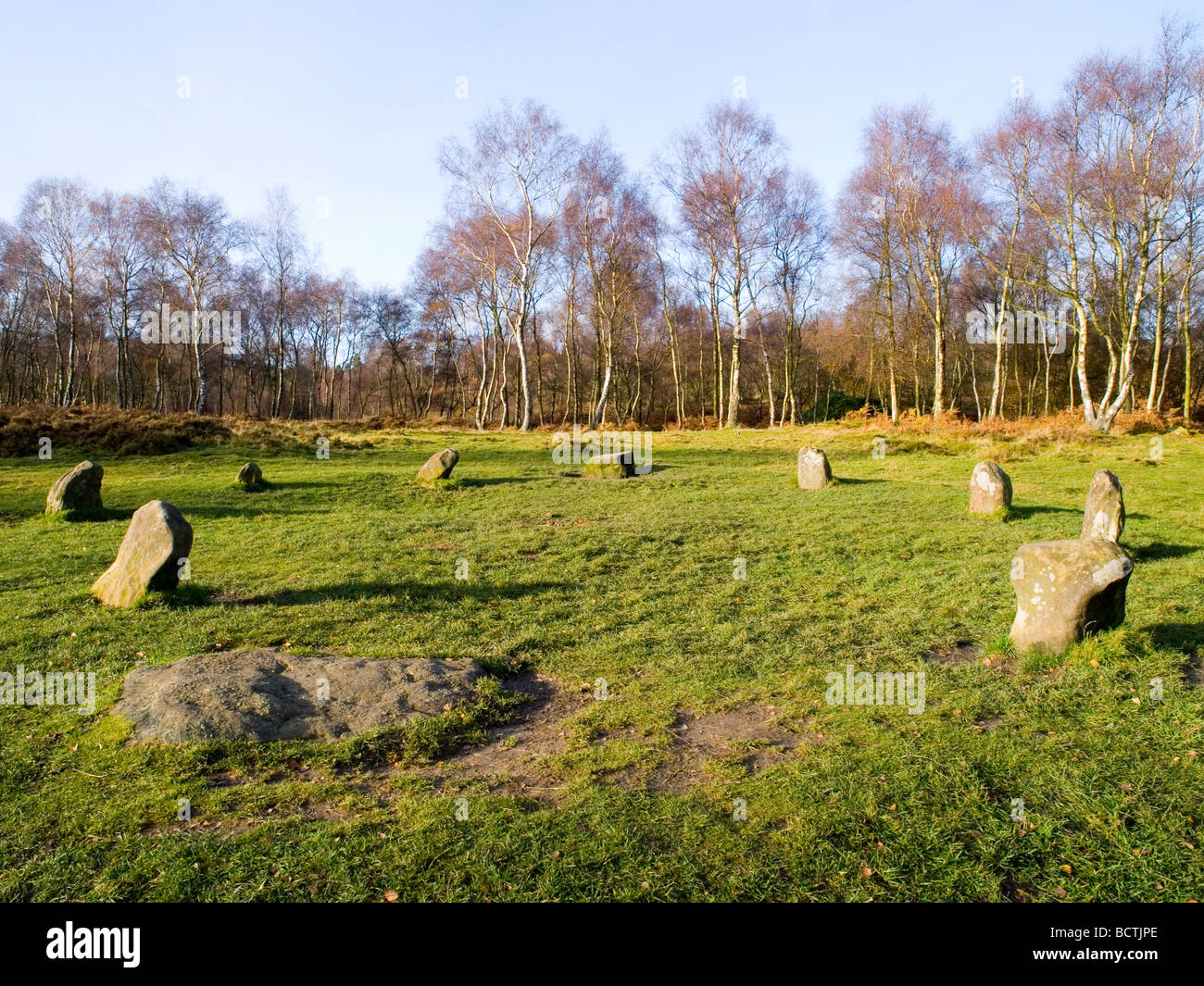 Nine ladies stone circle stanton hi-res stock photography and images ...