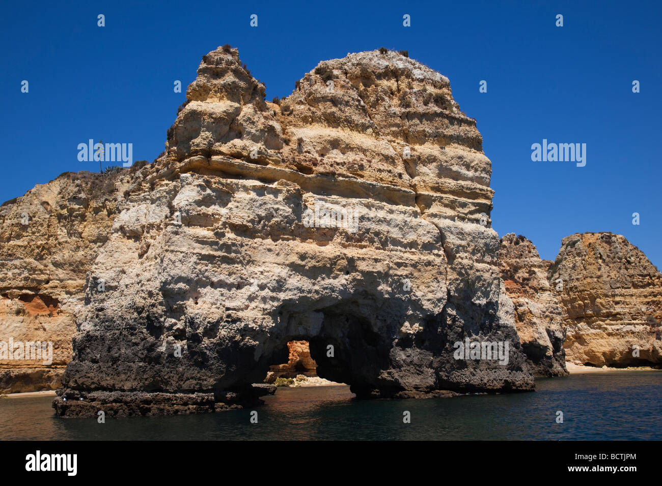 Cliffs at Ponta da Piedade near Lagos in Portugal Stock Photo - Alamy
