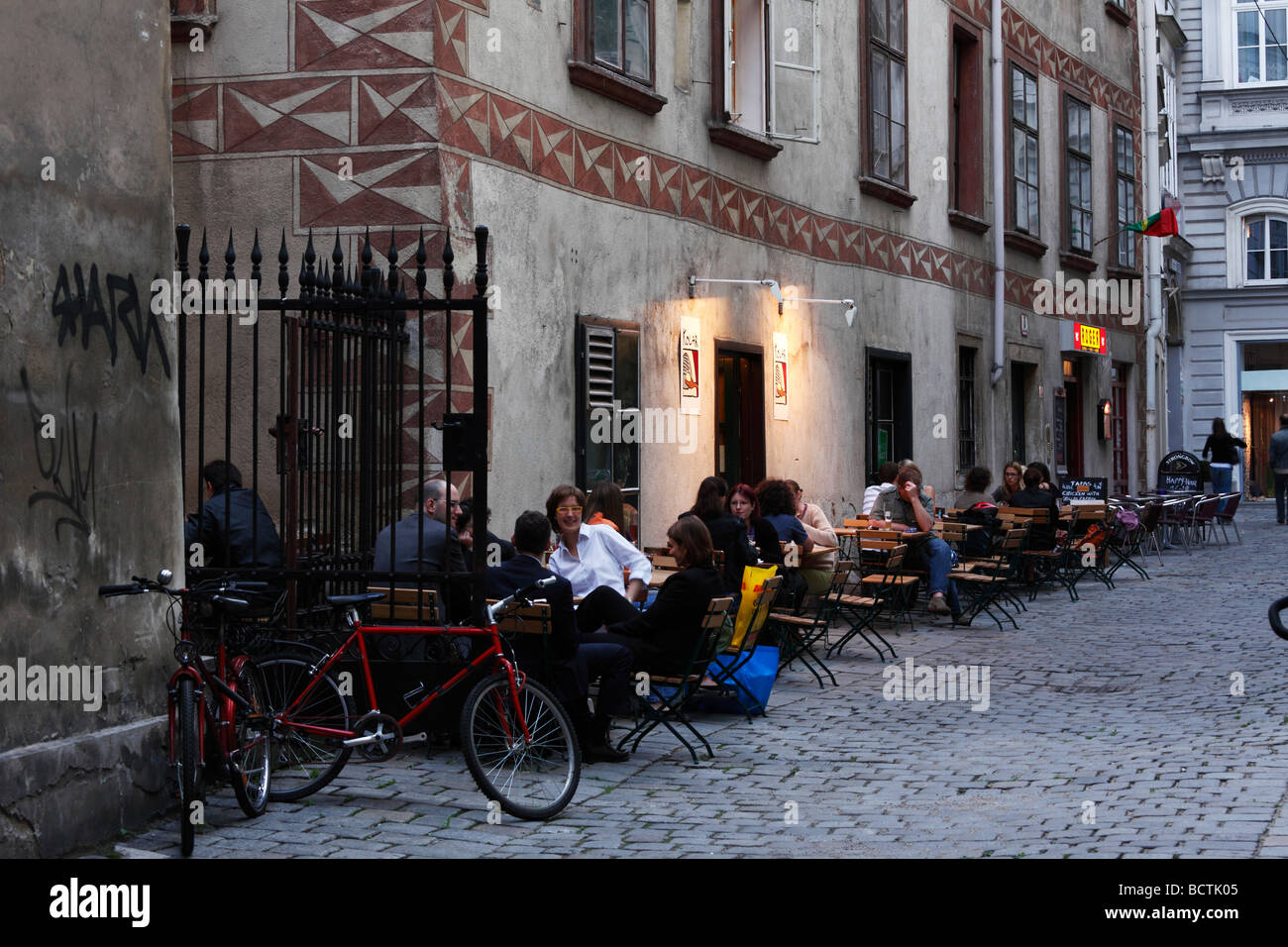 Kolar Beisl Restaurant in Kleeblattgasse Alley, historic centre of ...