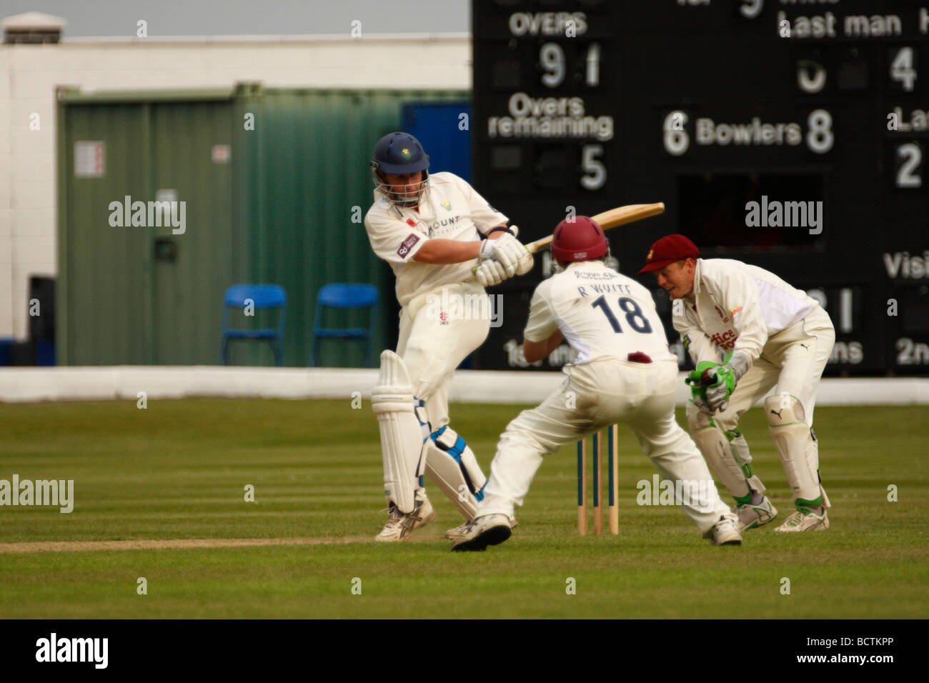 County Championship Cricket Stock Photo - Alamy
