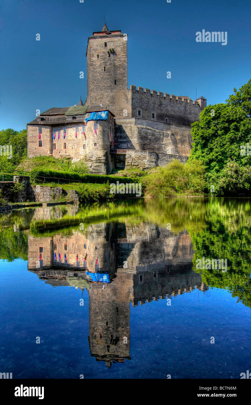 Kost Castle - large Gothic castle is located in the Jicin District of ...