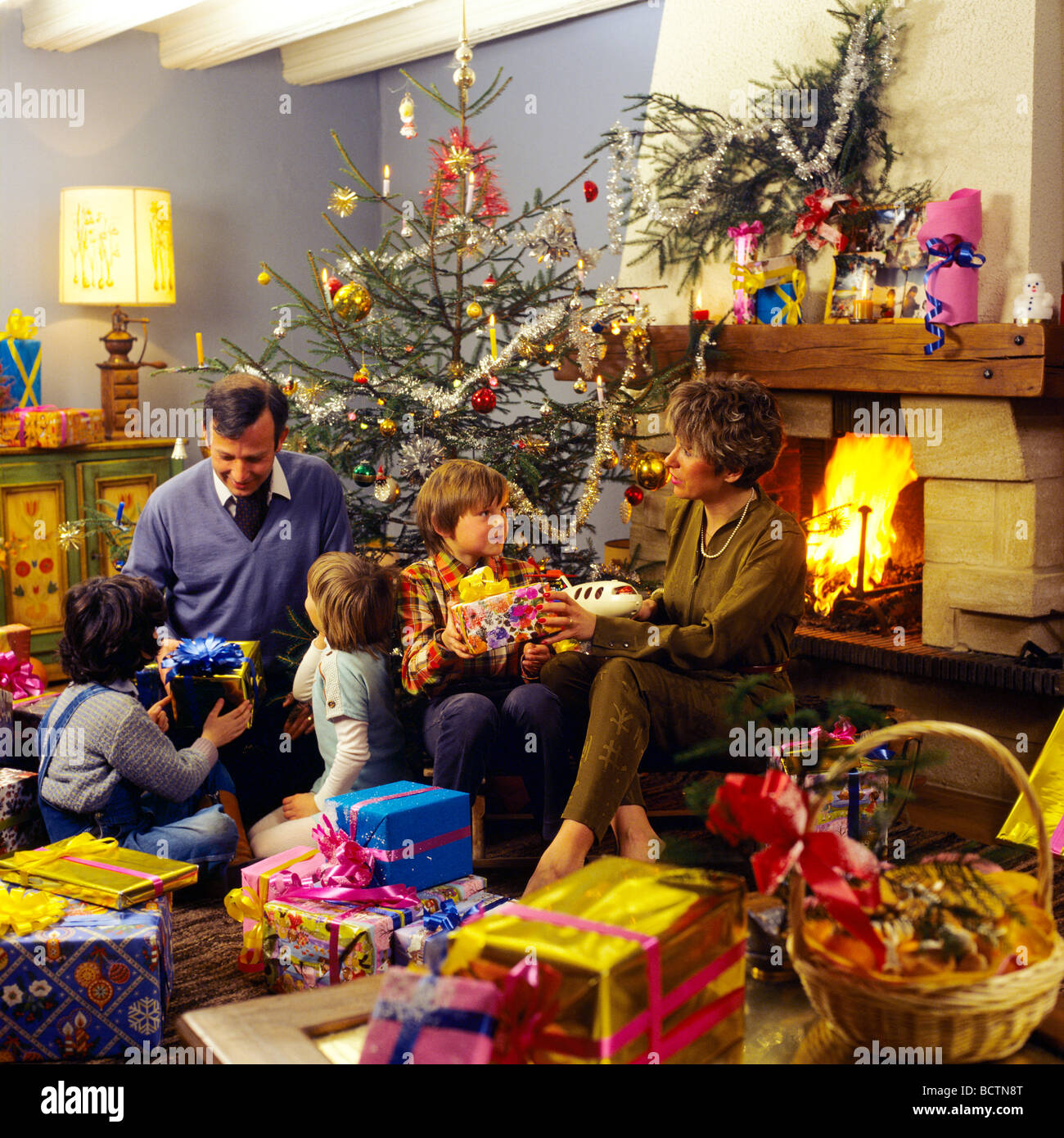 Boys burn christmas trees hi-res stock photography and images - Alamy