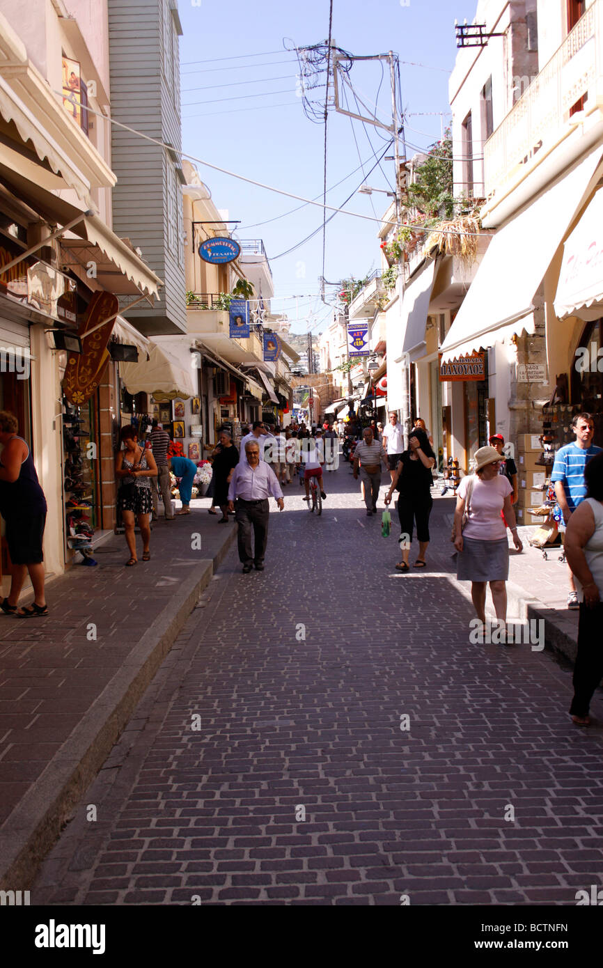 Old cretan streets hi-res stock photography and images - Alamy