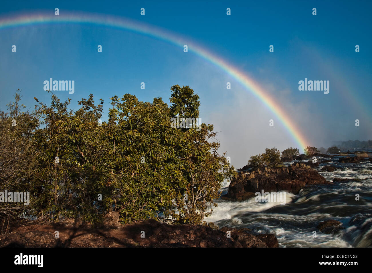Rainbow at the victoria falls hi-res stock photography and images - Alamy