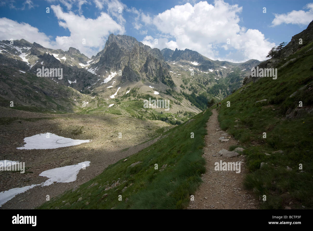 Footpath in Mercantour National Park, France Stock Photo - Alamy