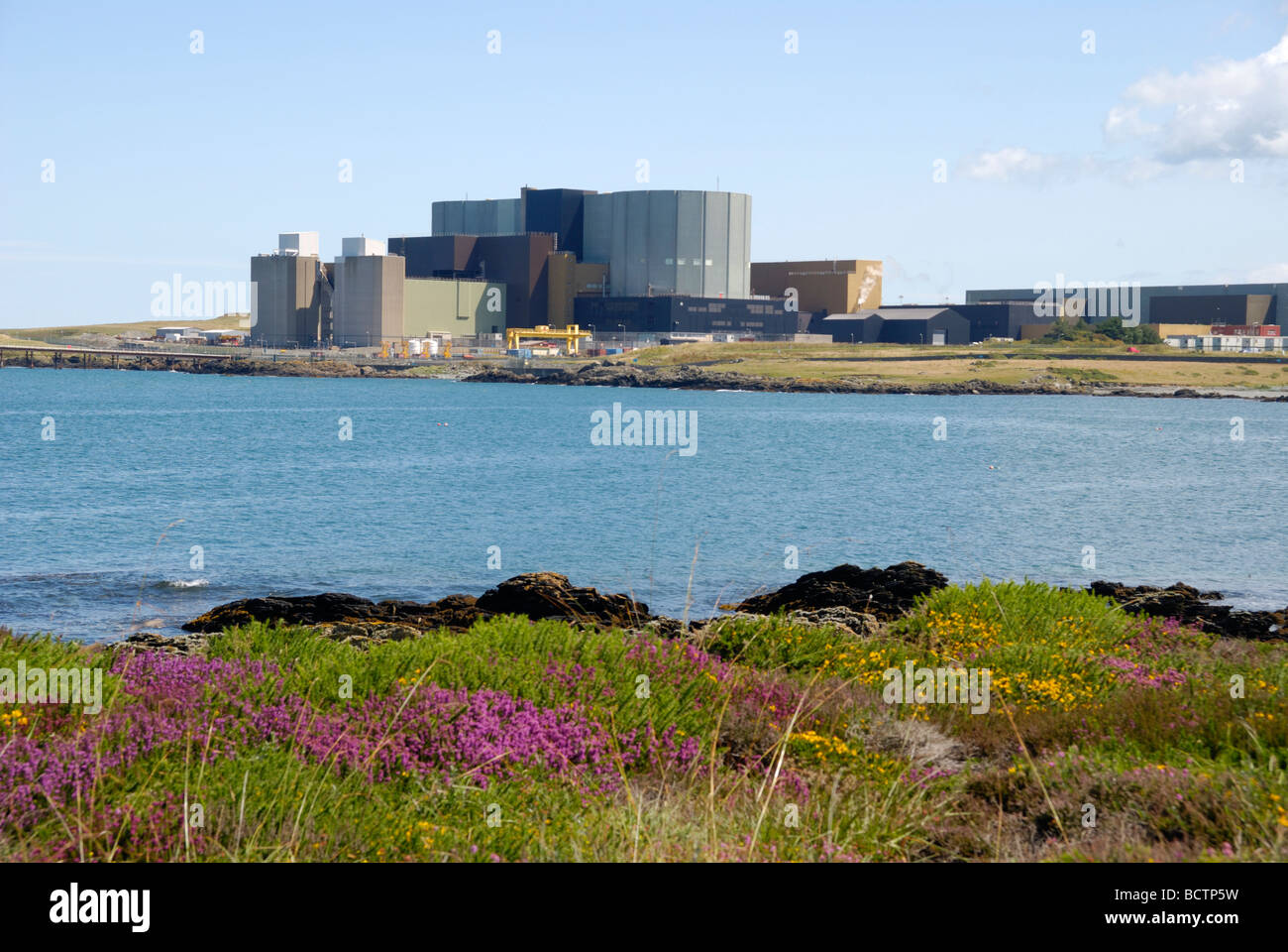 Wylfa nuclear power plant Anglesey North Wales Stock Photo - Alamy