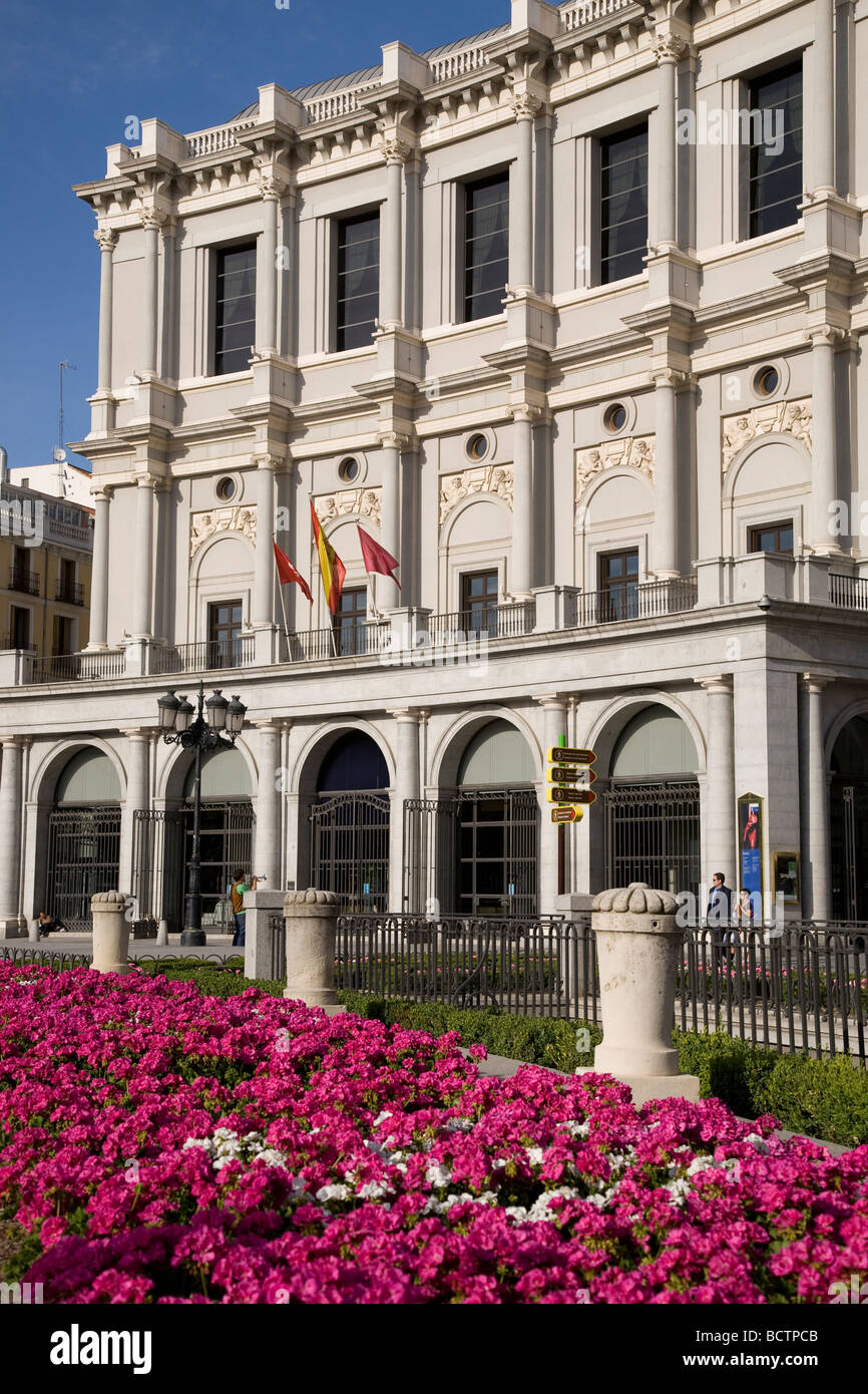 The Opera House Plaza de Oriente Square Madrid Spain Stock Photo - Alamy