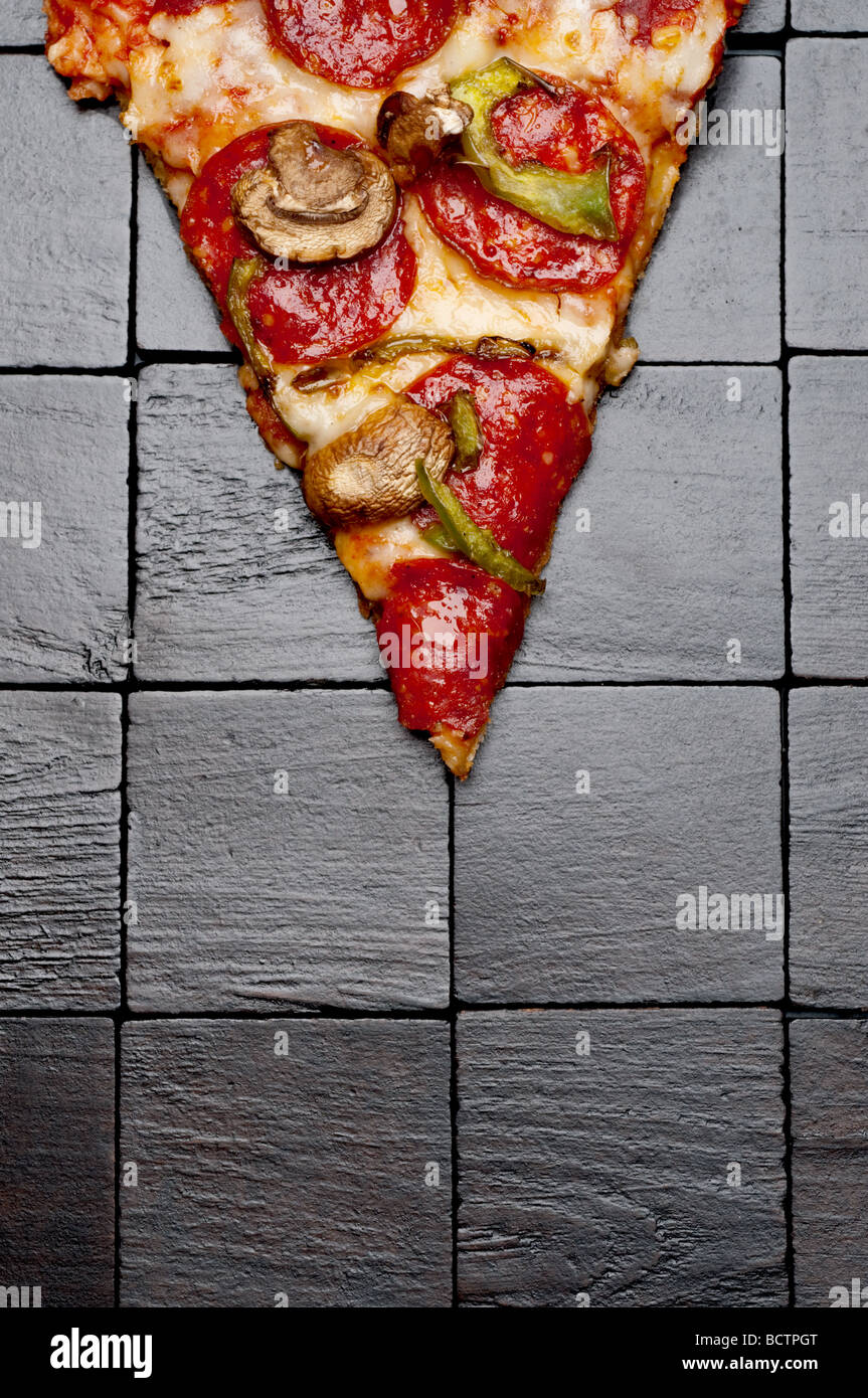 Pepperoni pizza slice hi-res stock photography and images - Alamy