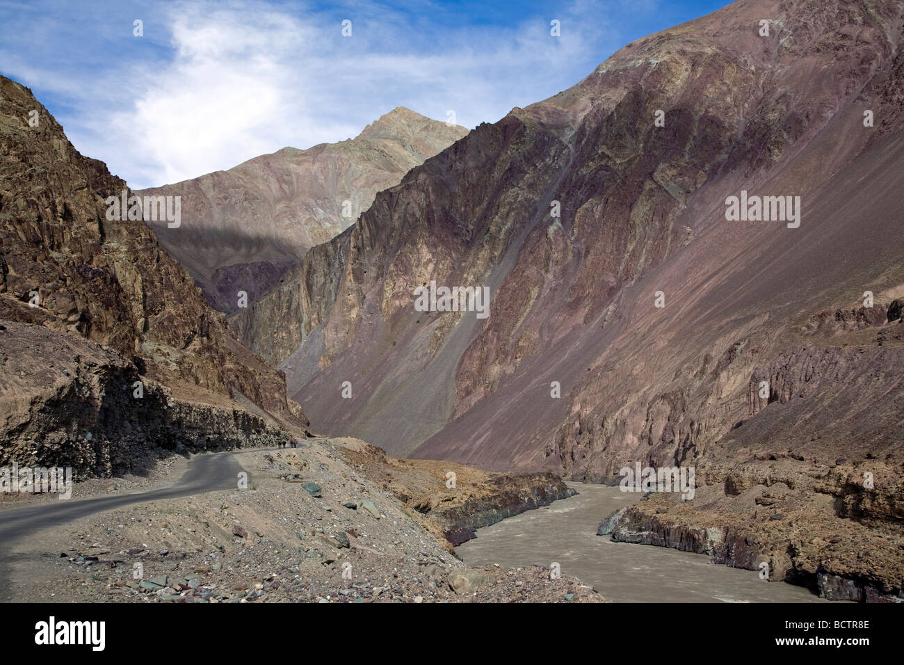Zanskar river. Ladakh. India Stock Photo - Alamy