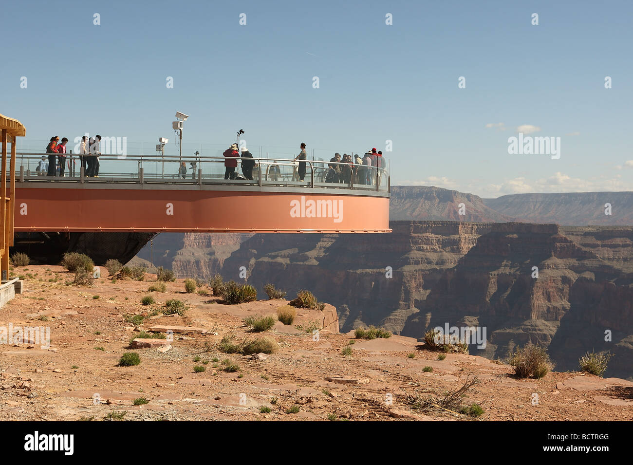 Skywalk West Rim Grand Canyon Arizona USA Stock Photo - Alamy