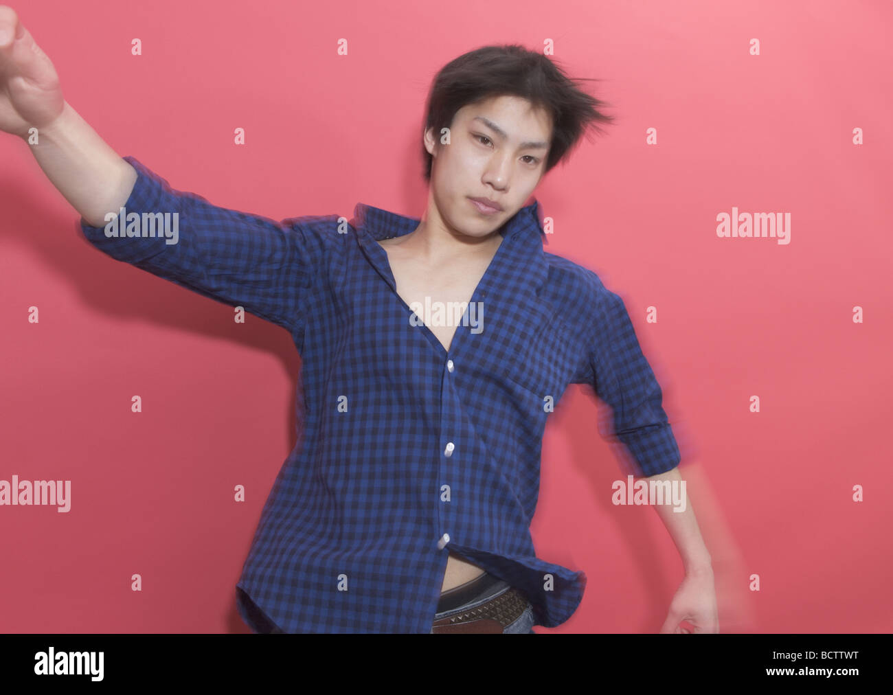 Young man dancing Stock Photo - Alamy