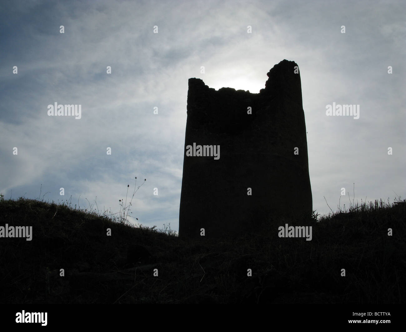 Dark empty street at night in rome hi-res stock photography and images ...