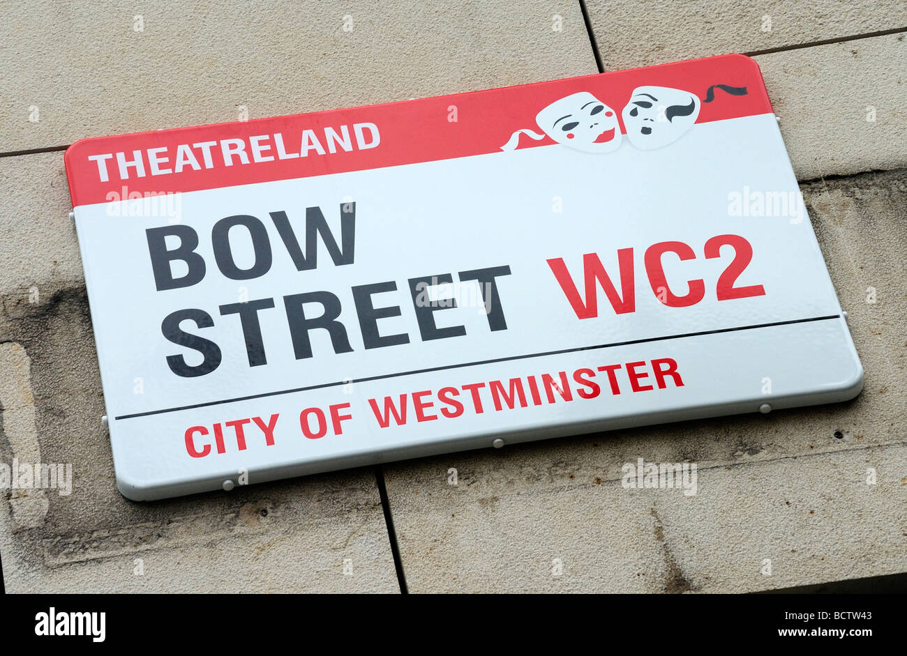 Bow Street Sign, London, England, Britain Stock Photo - Alamy