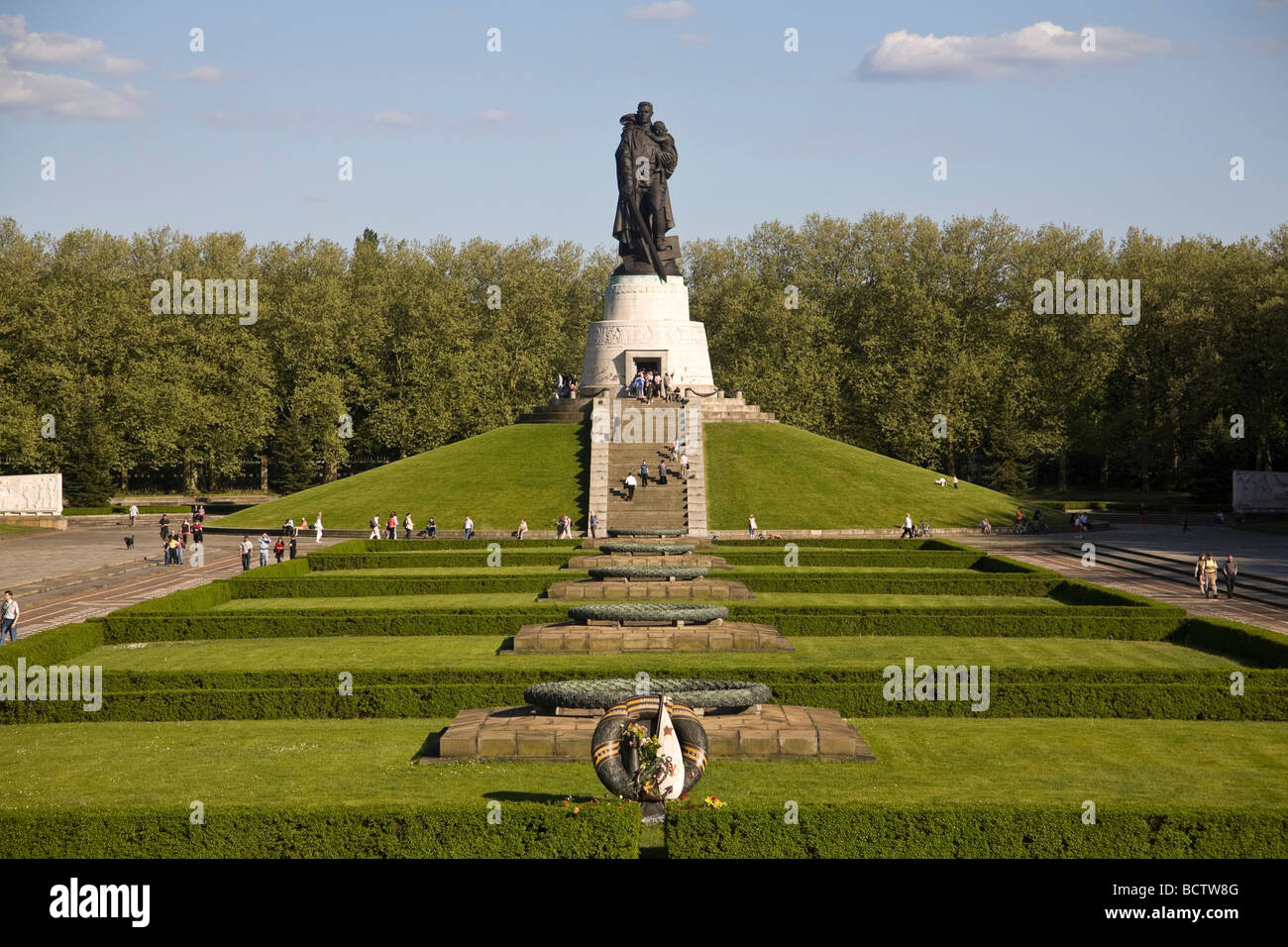 Soviet memorial in Treptow Park, Berlin, Germany, Europe Stock Photo ...