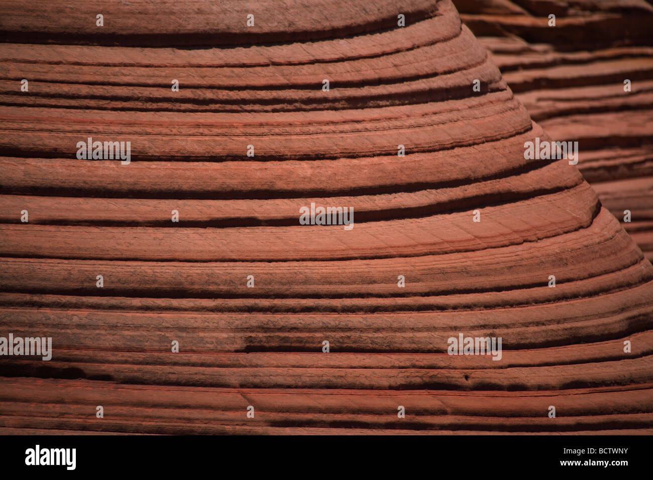 Sandstone Formations Showing Layers - Zion National Park - Utah - USA ...