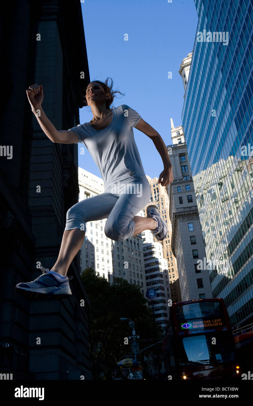 Jumping on a bus hi-res stock photography and images - Alamy